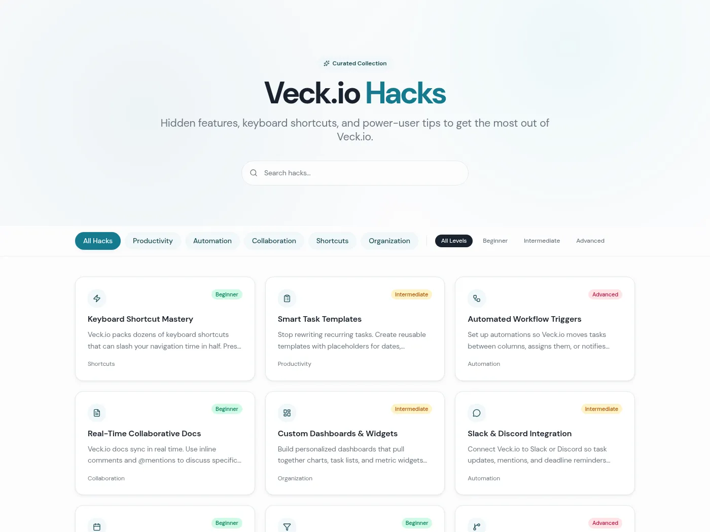 Veck.io Hacks Finder