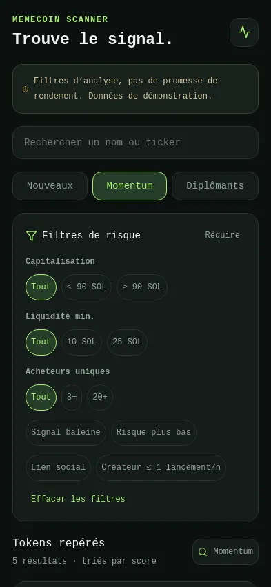 MemeCoin Finder