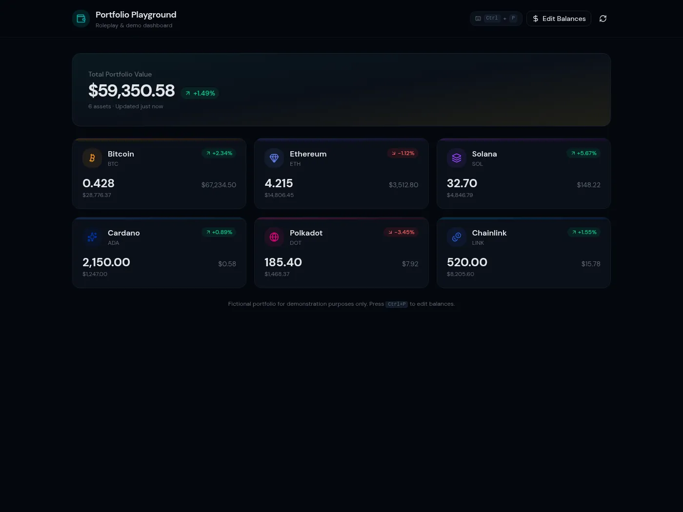 Exodus Wallet Simulator