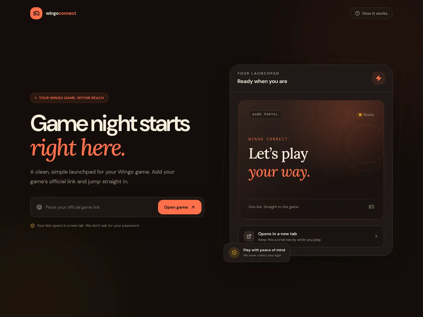 Wingo Connect Portal