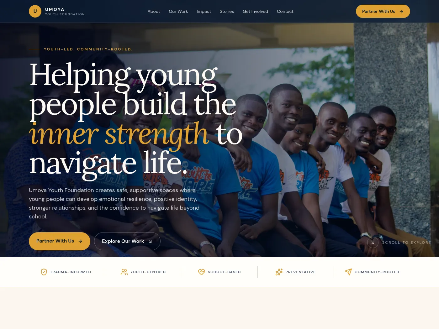Umoya Youth Foundation Website