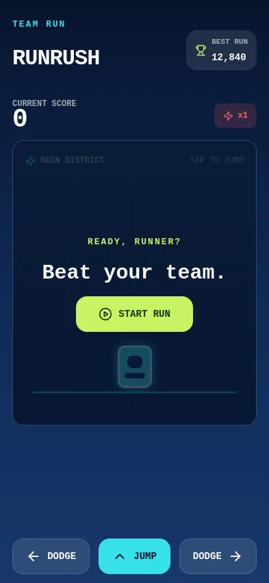 RunRush: Endless Runner
