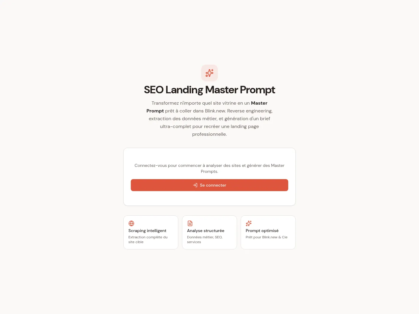 SEO Landing Master Prompt