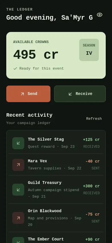 LARP Wallet Mobile