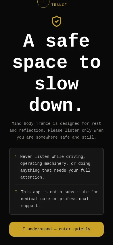Mind Body Trance App