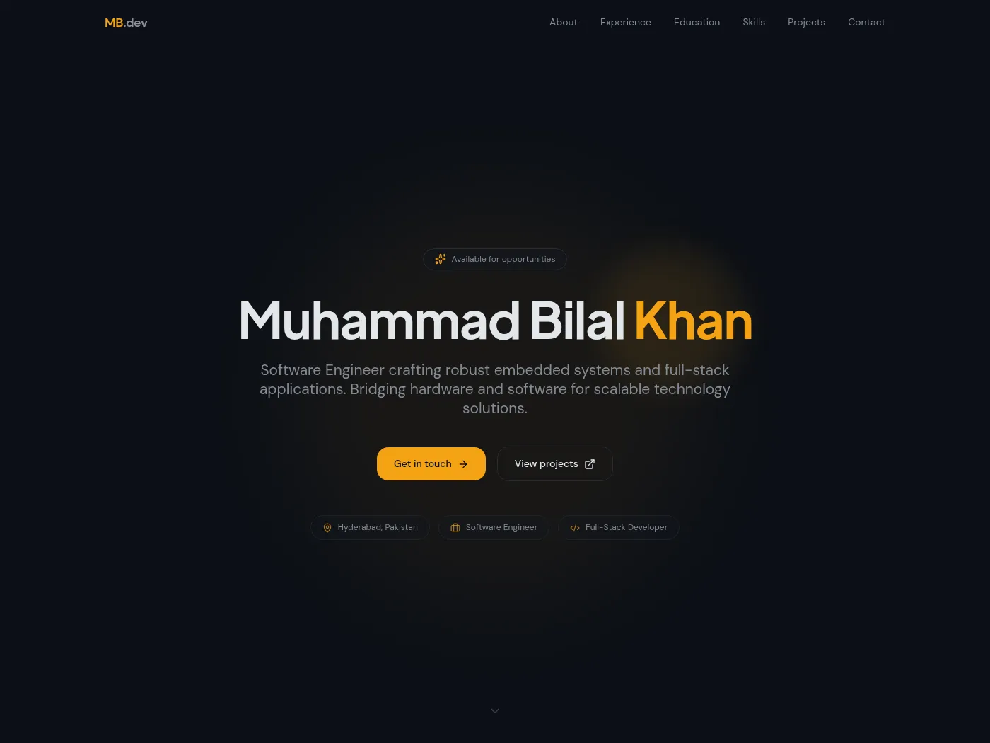 Sleek Resume Portfolio