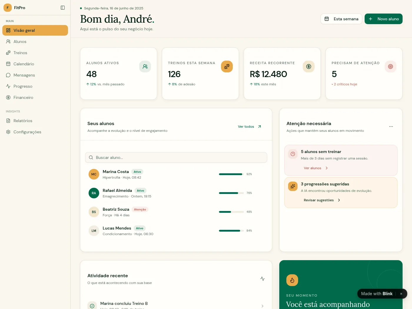 FitPro Platform