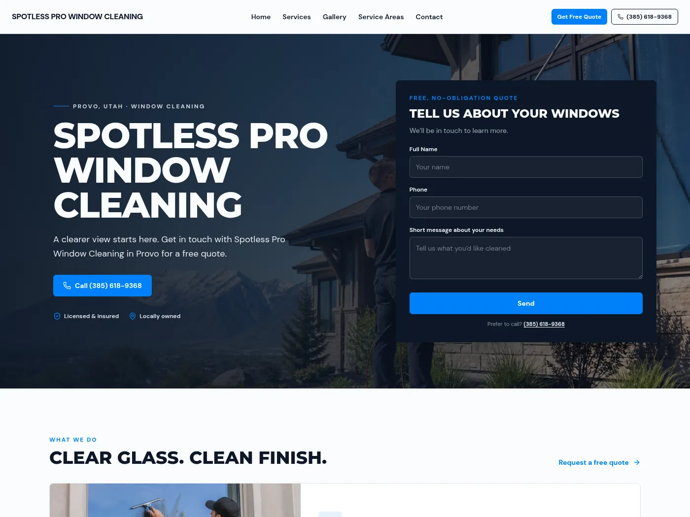 ServicePro Web Builder