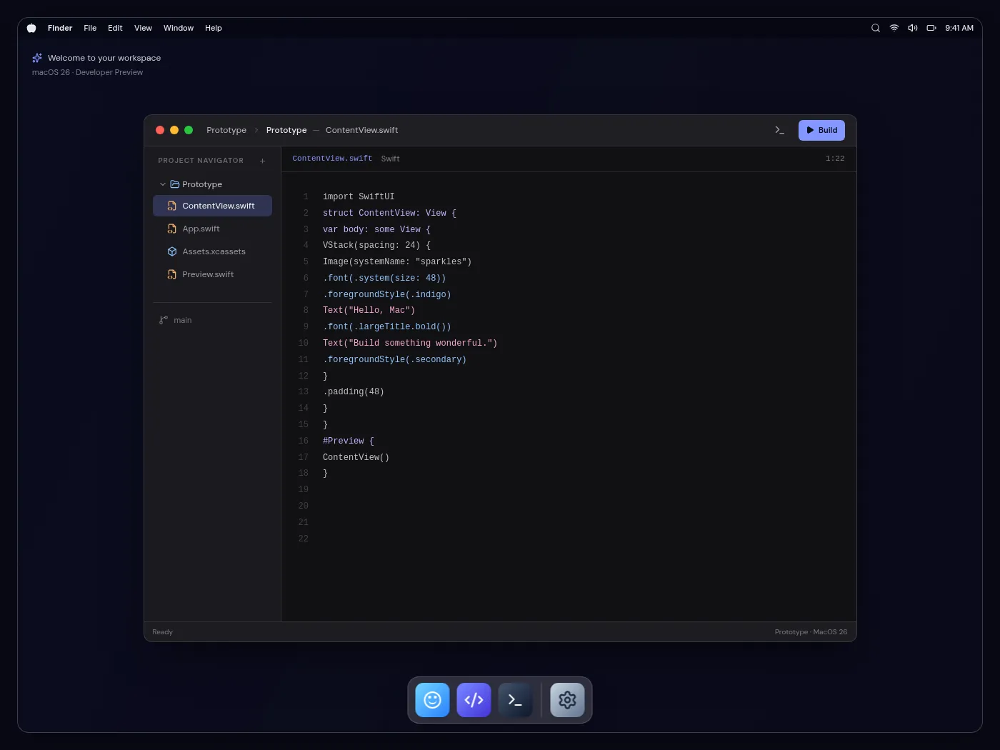 MacOS 26 Web Simulator