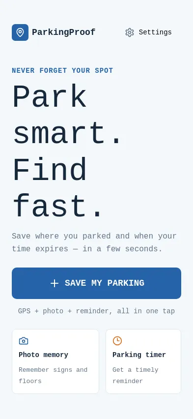 ParkingProof