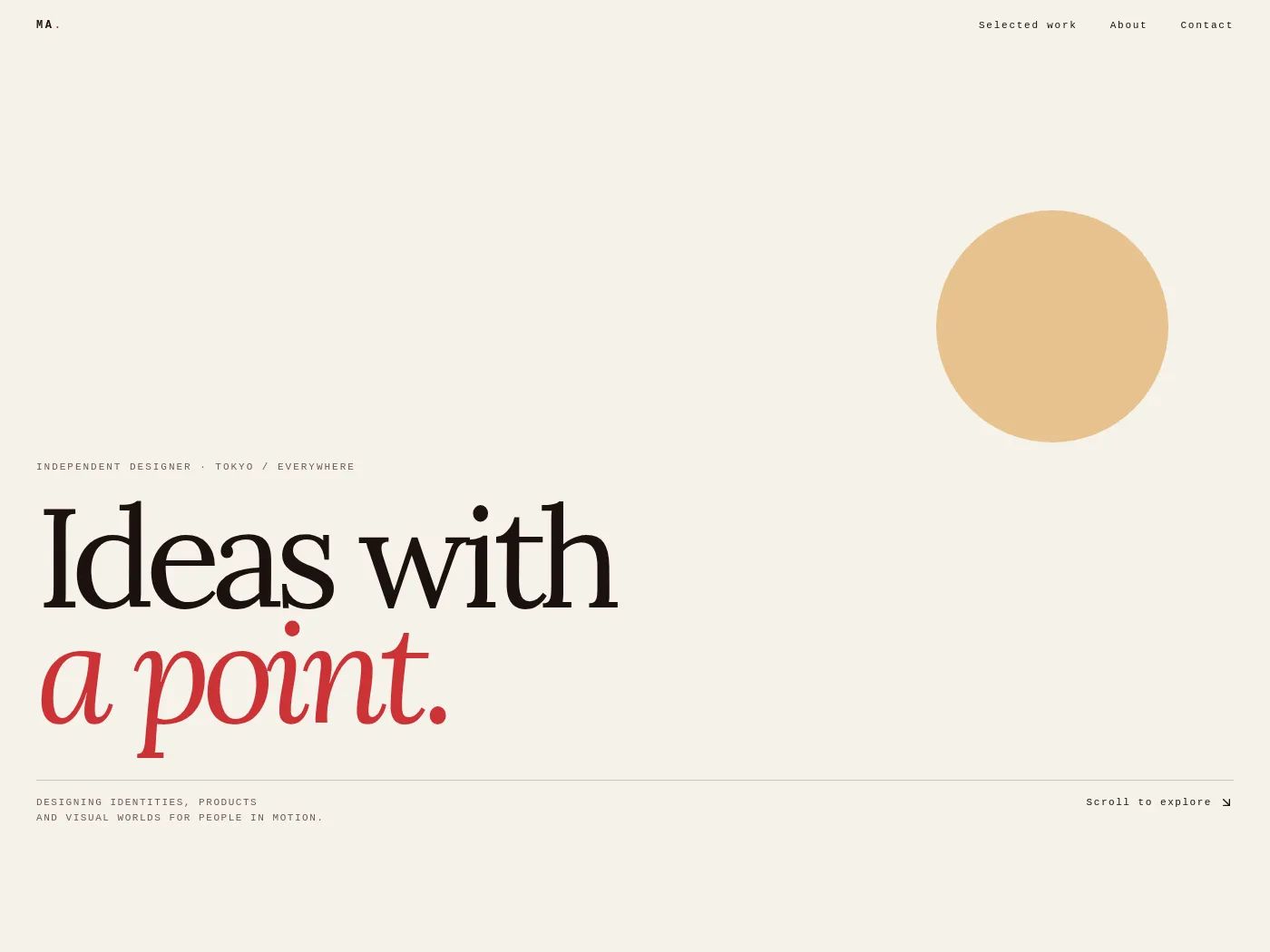 Designer Portfolio Web