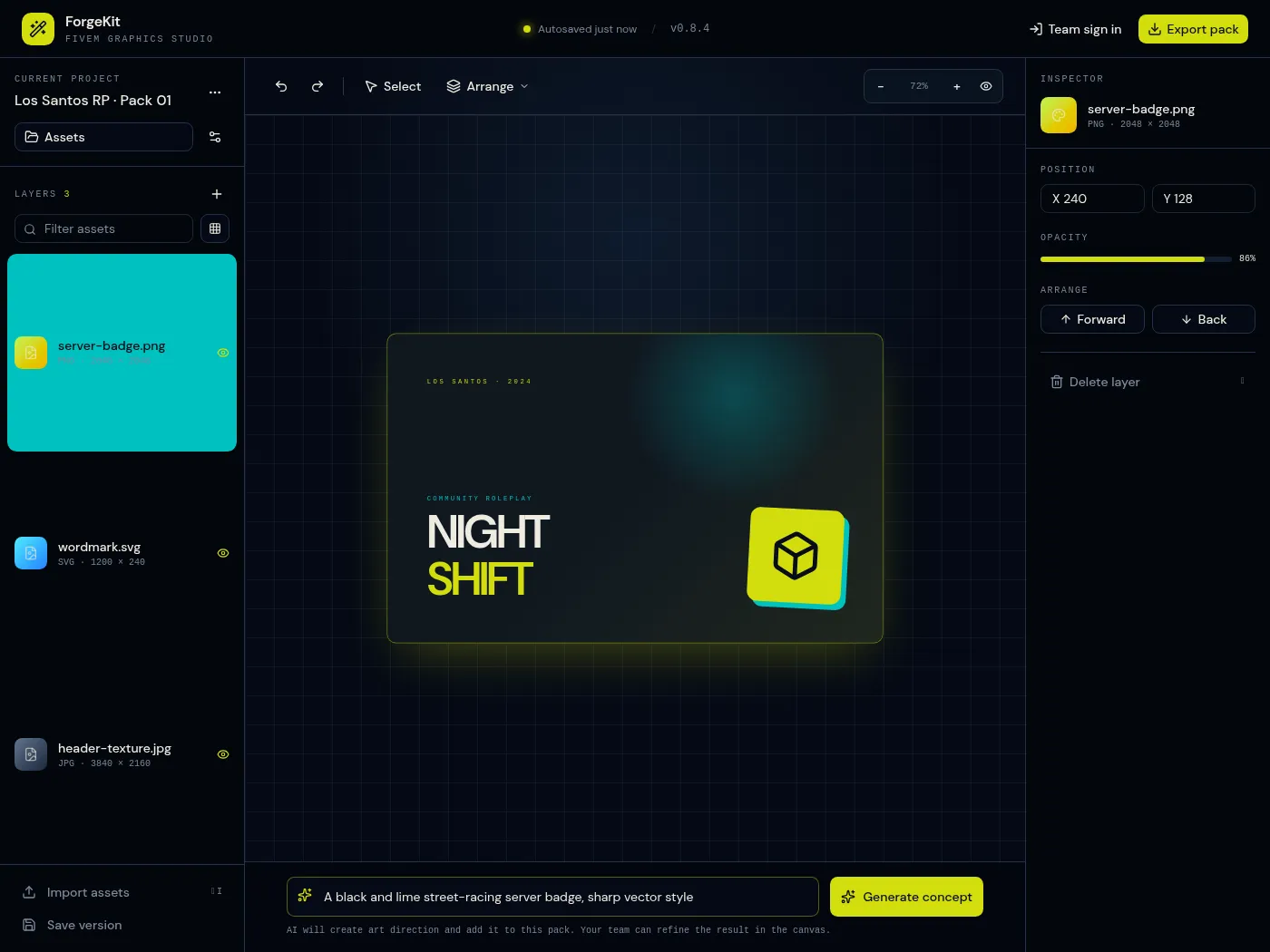 FiveM AI Graphics Maker