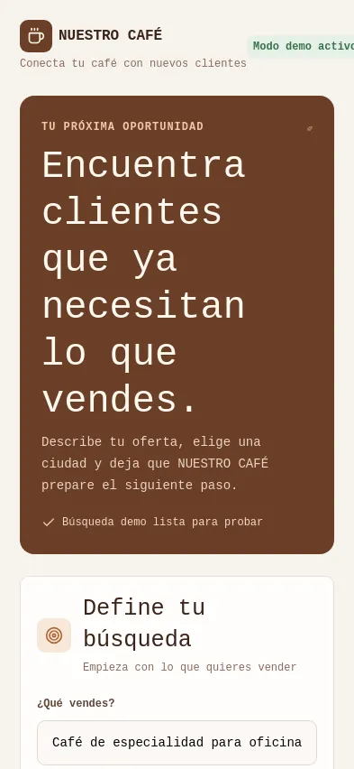 Nuestro Café Connect