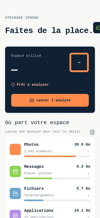 iPhone Storage Optimizer