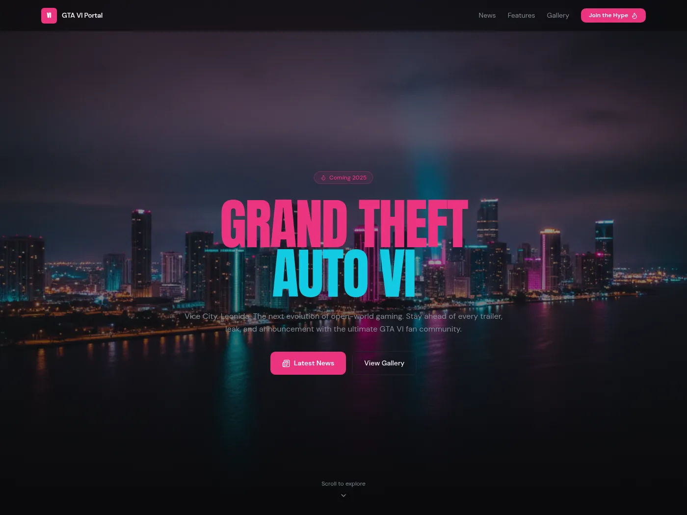 GTA VI Fan Portal