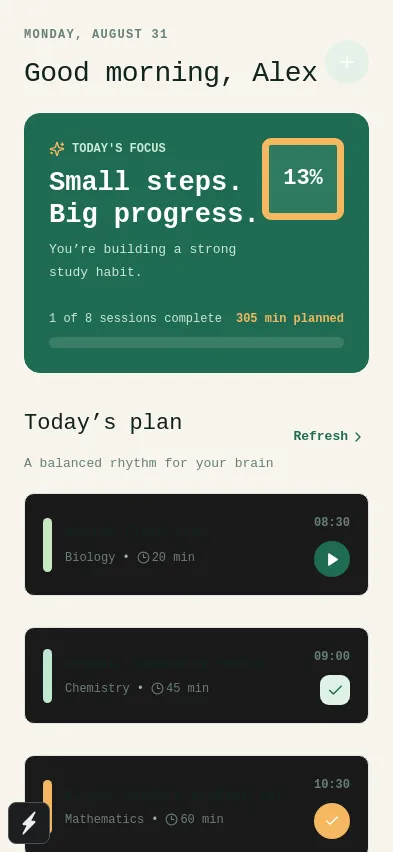 Smart Study Planner