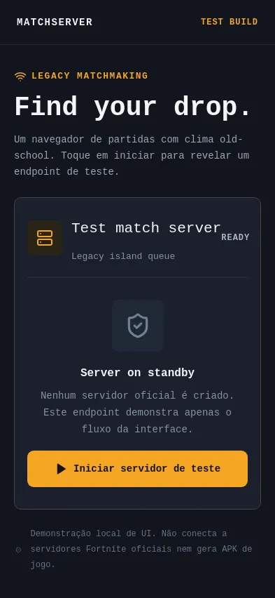 MatchServer Mobile