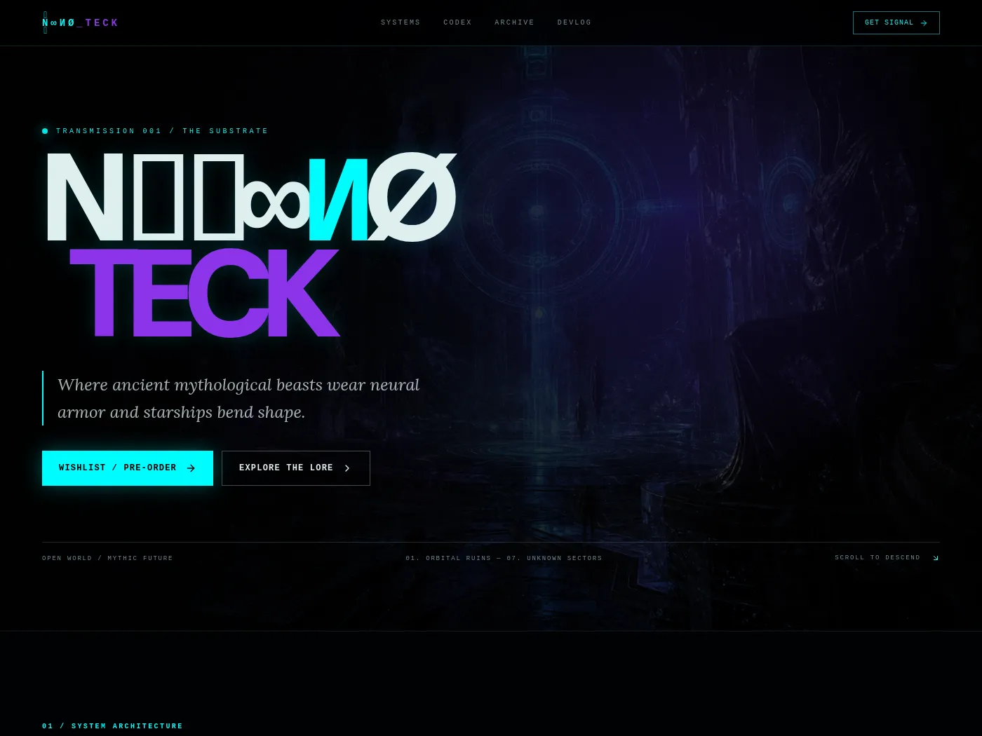 No͓̽∞ИØ Teck Portal