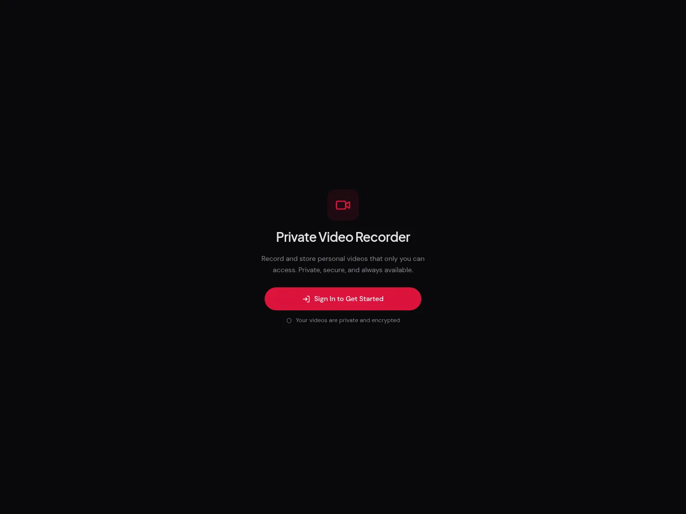 Private Video Recorder