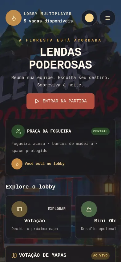 Lendas Poderosas Lobby