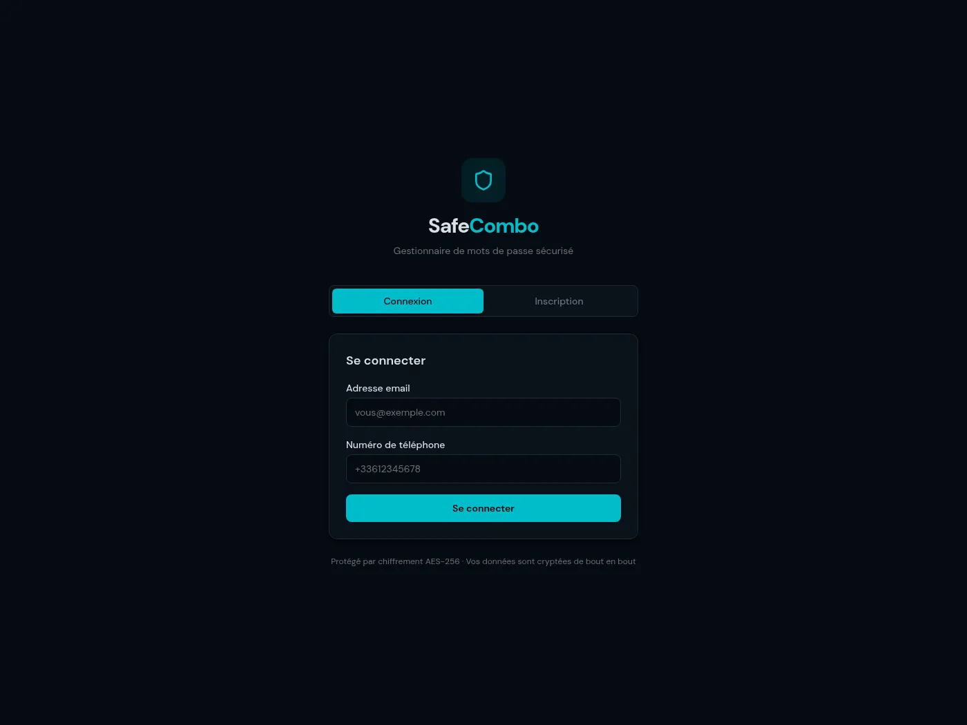 SafeCombo Password Manager