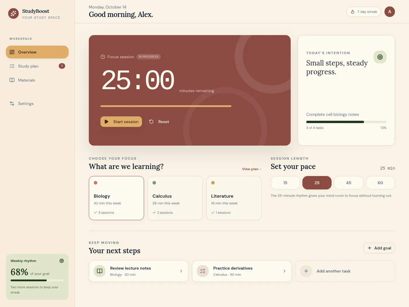 StudyBoost App