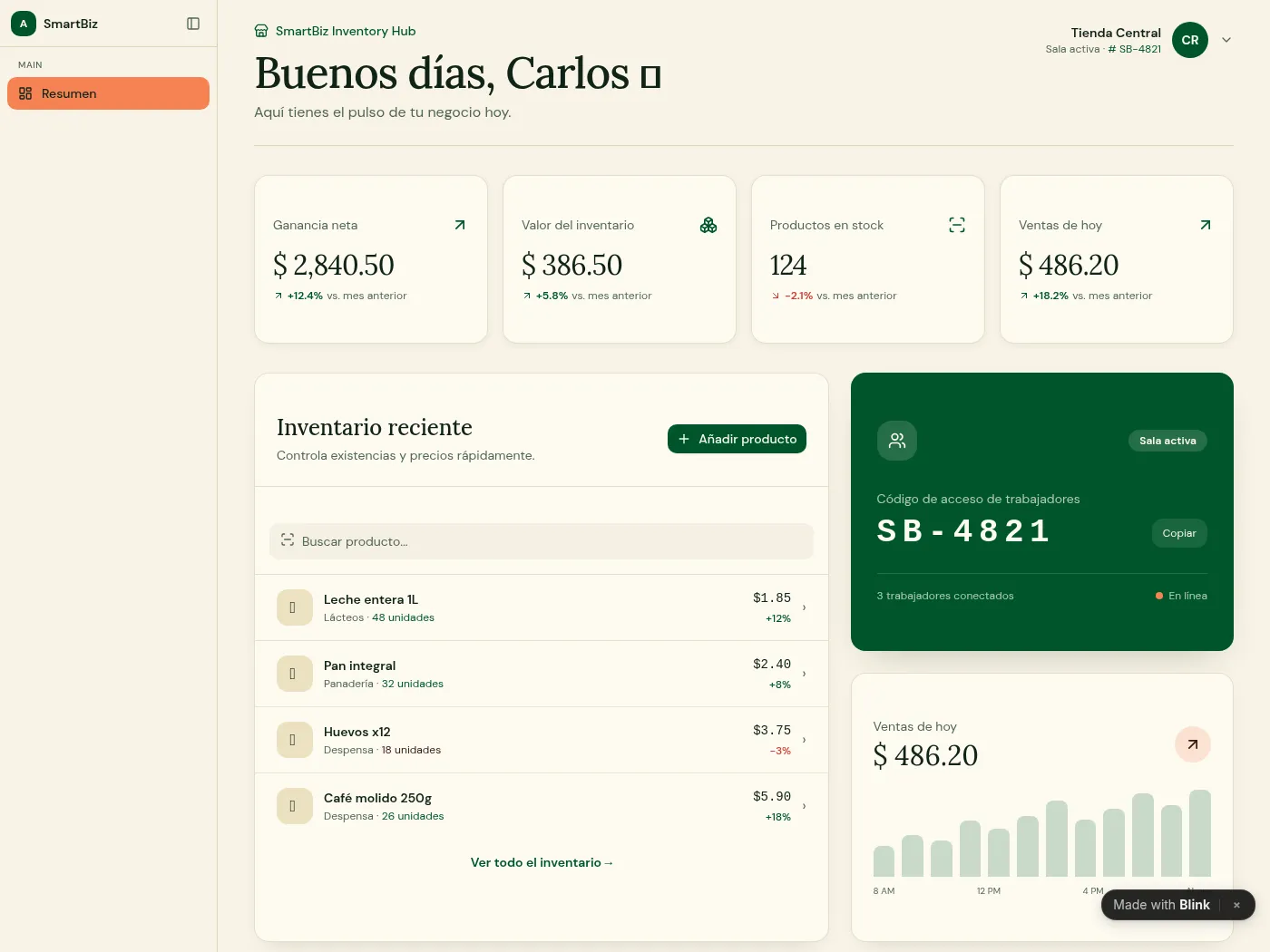 SmartBiz Inventory Hub