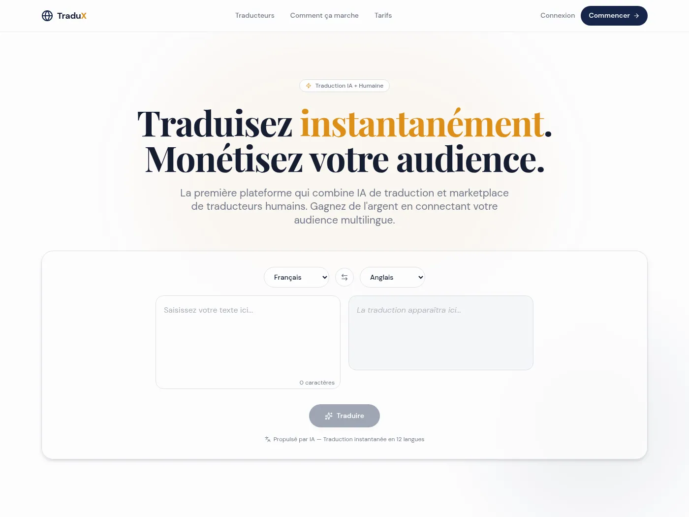 TraduX Profit Site