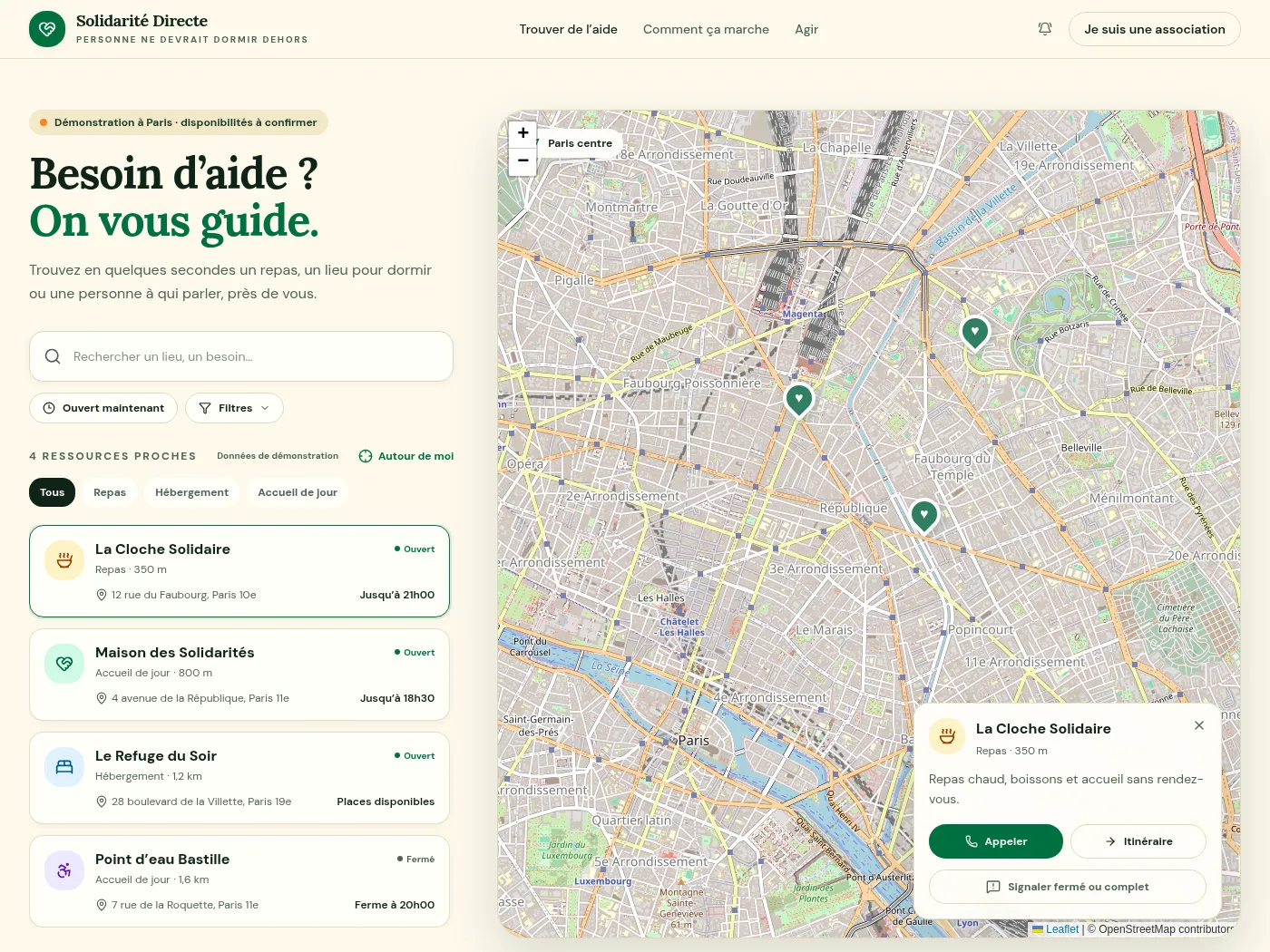 Solidarité Directe App