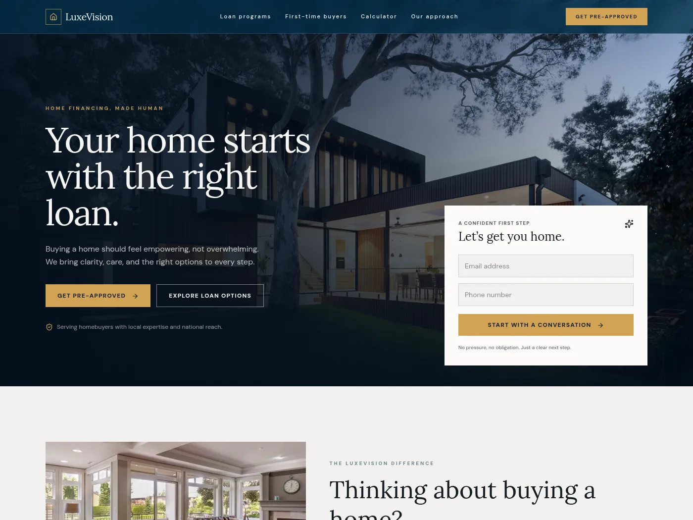 LuxeVision Website