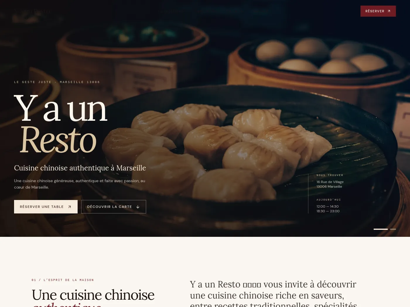 Y a un Resto Premium Site