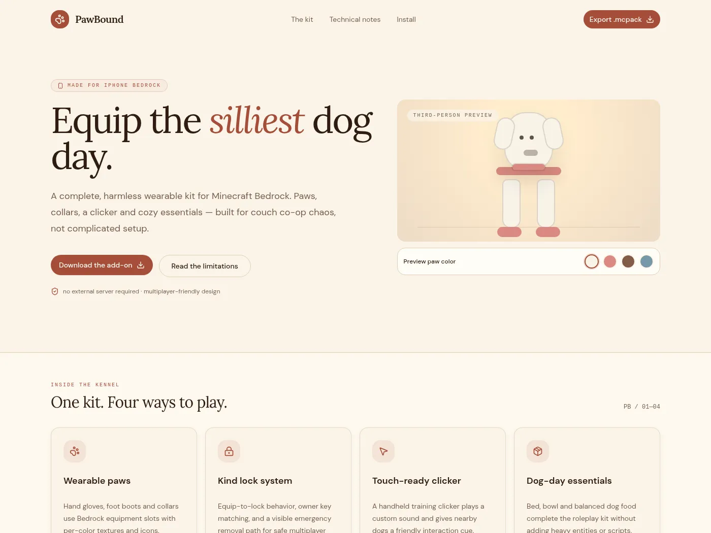 Doggy Wearables Add-On