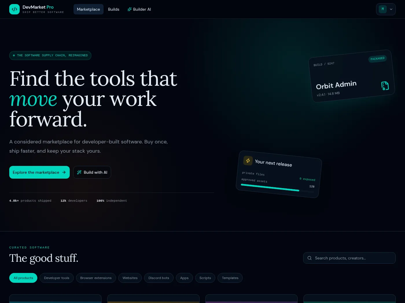 DevMarket Pro