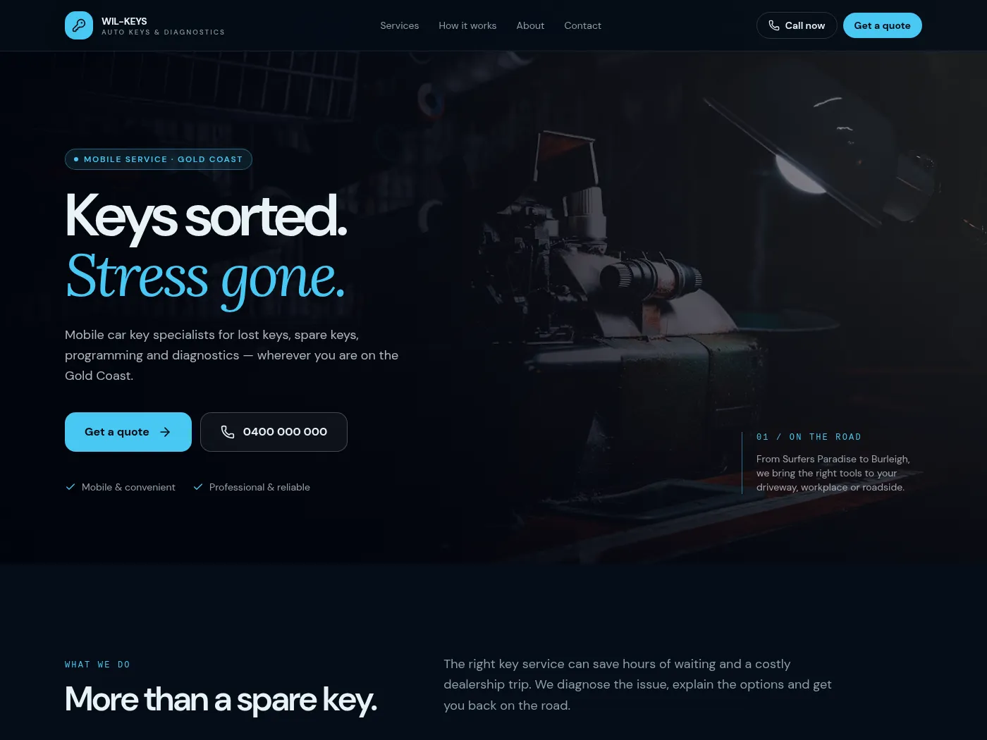 Wil-Keys Auto Locksmith Site