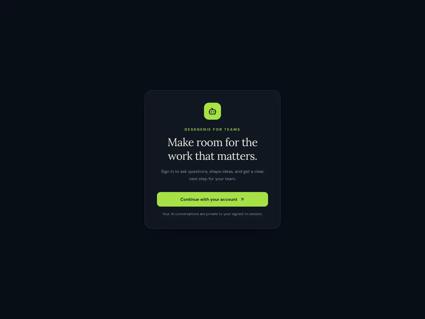 DeskGenie AI Assistant