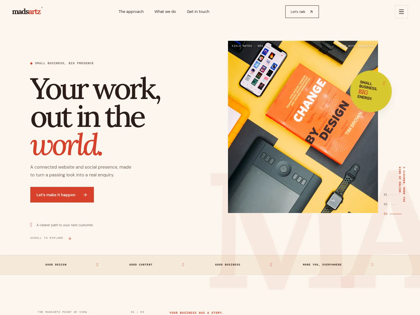 MadsArtz Landing Page