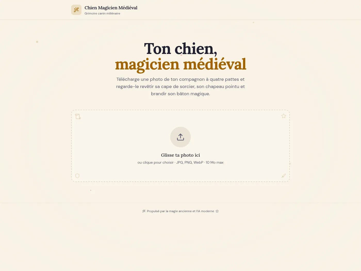 Chien Magicien Médiéval