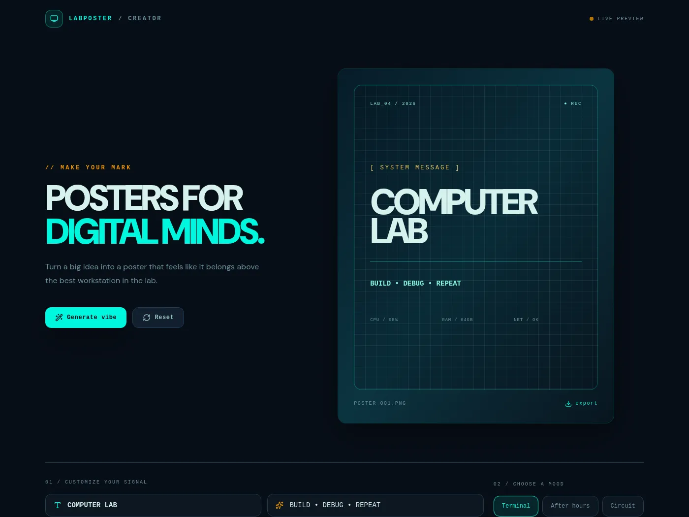 LabPoster Creator