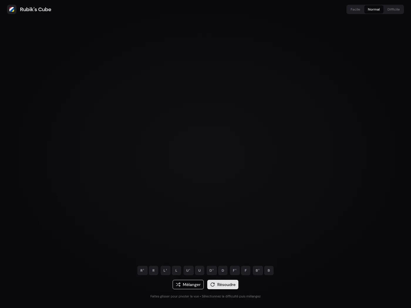 Minimal Rubik's Cube Solver