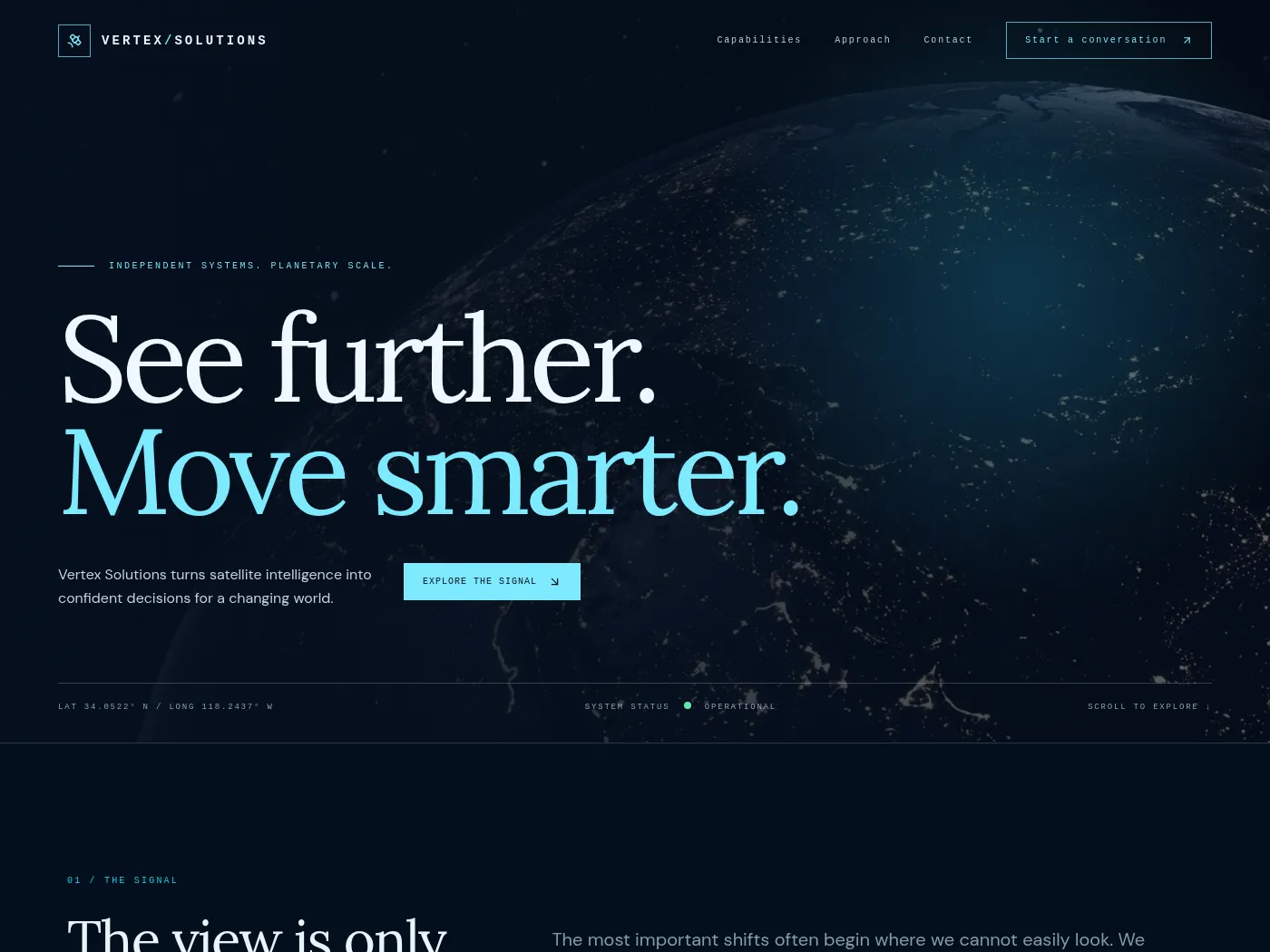 Vertex Solutions Site