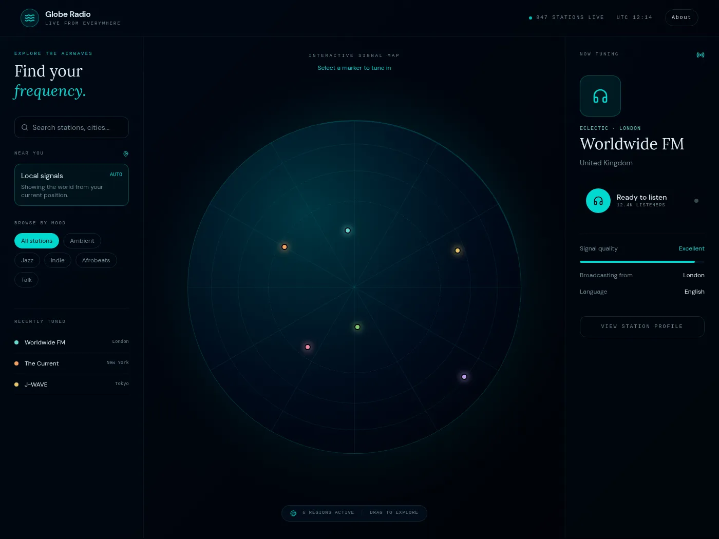 Globe Radio Explorer