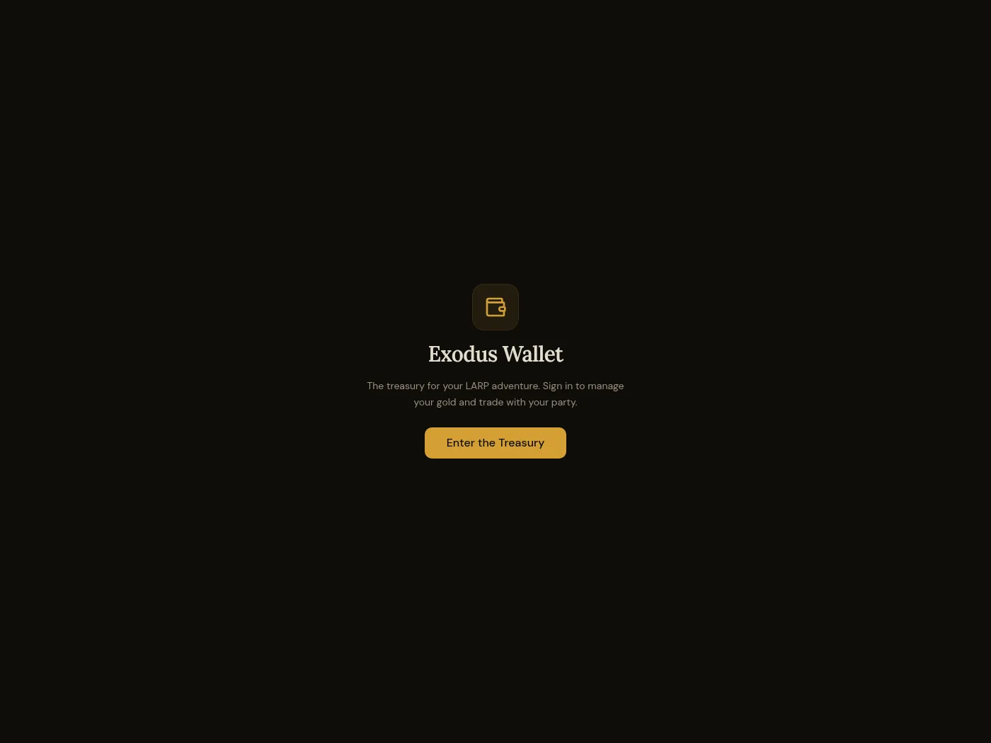 LARP Exodus Wallet