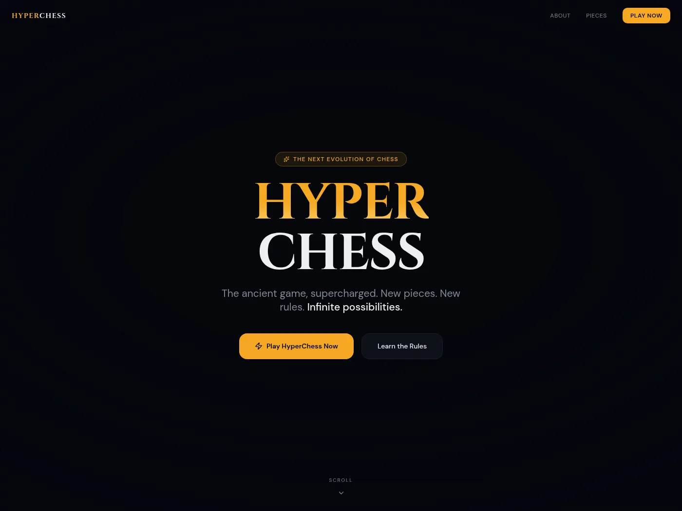 HyperChess Portfolio Site