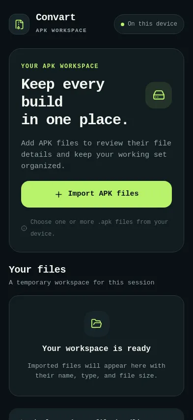 Convart APK Utility