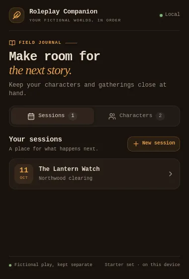 Roleplay Companion