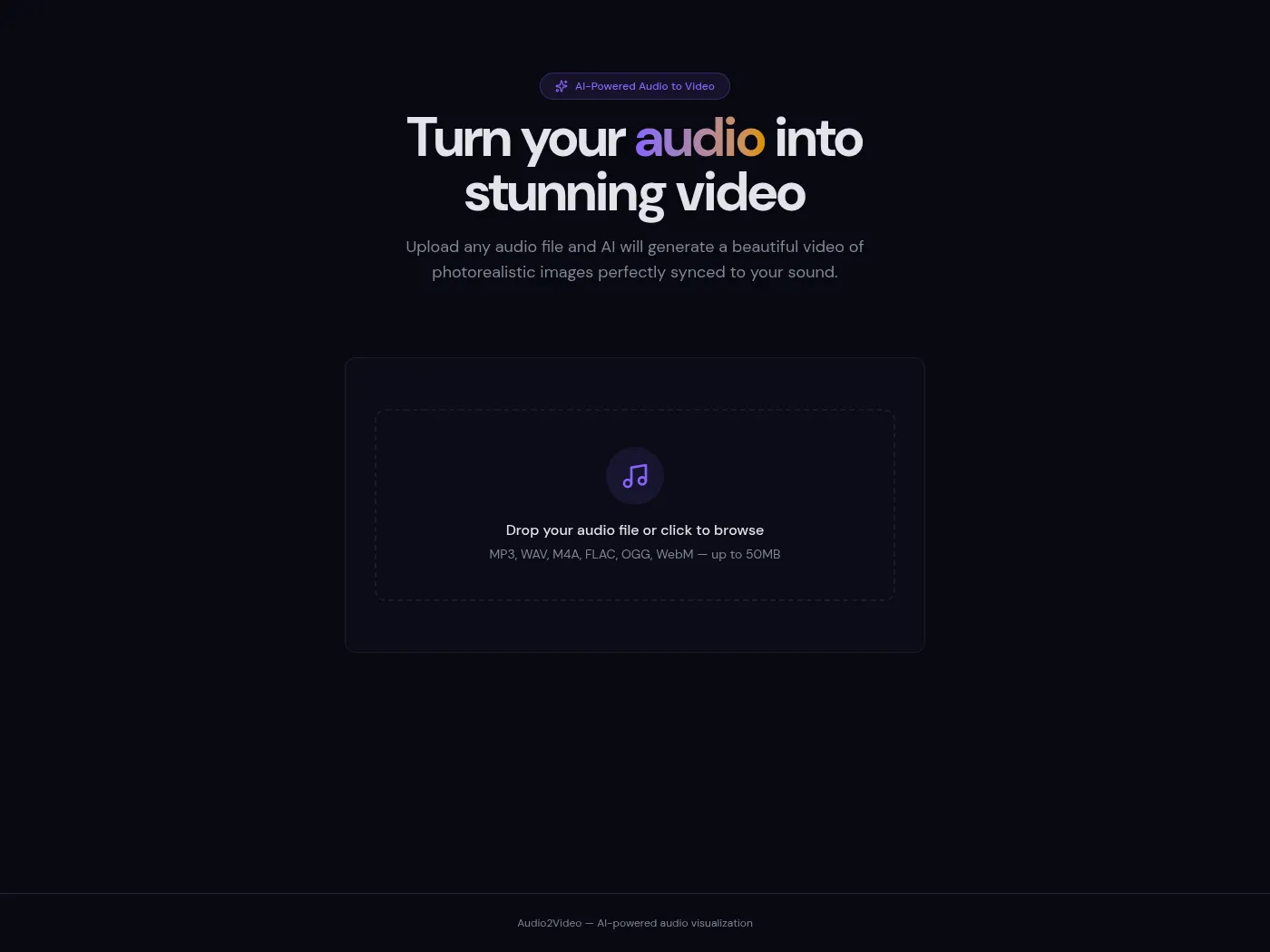 Audio2Realistic Video Web
