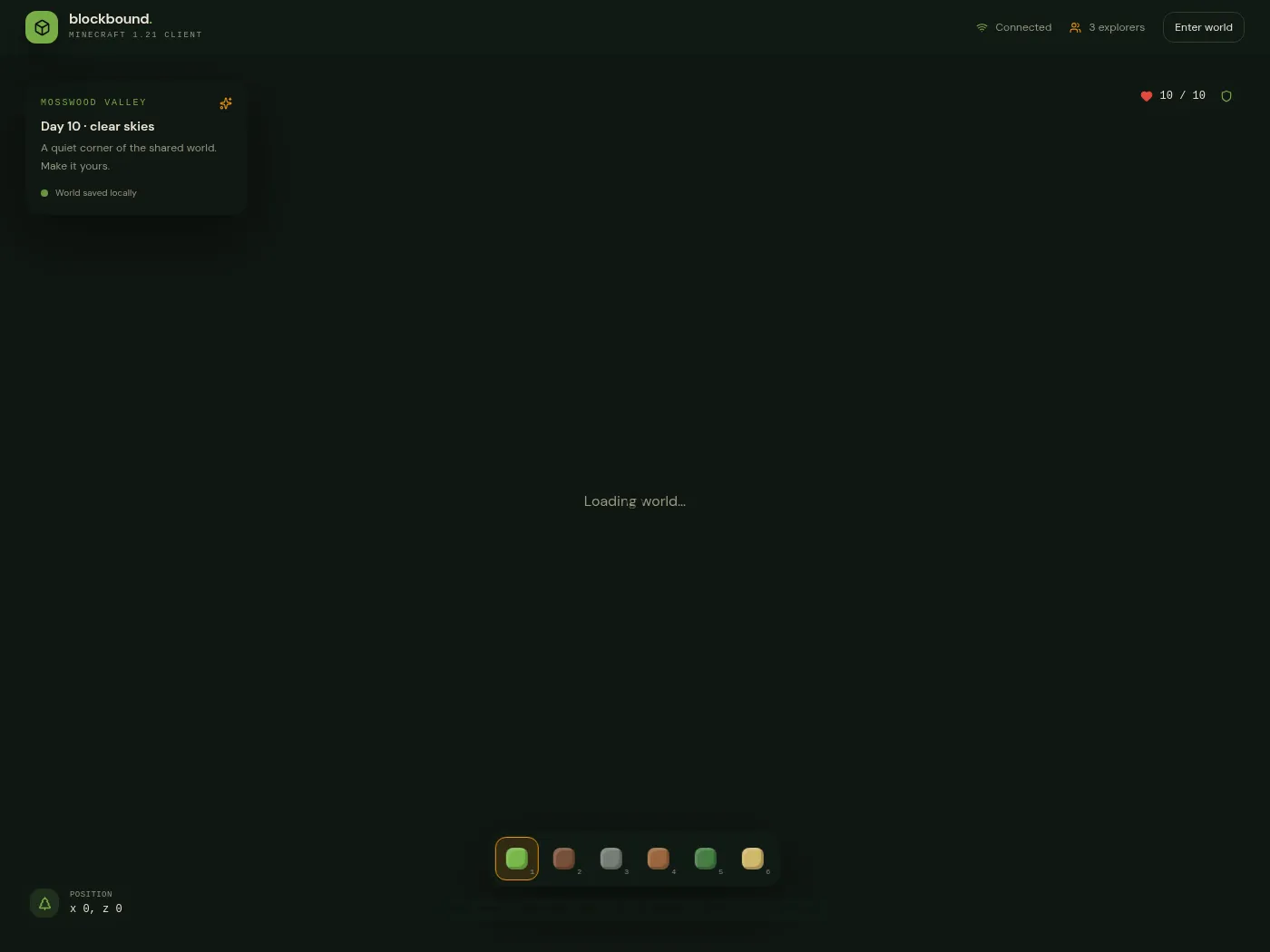 MineCraft Browser Client