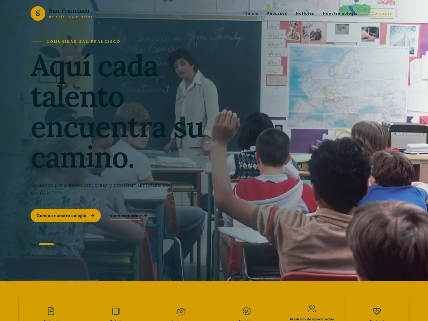 San Francisco Colegio Web