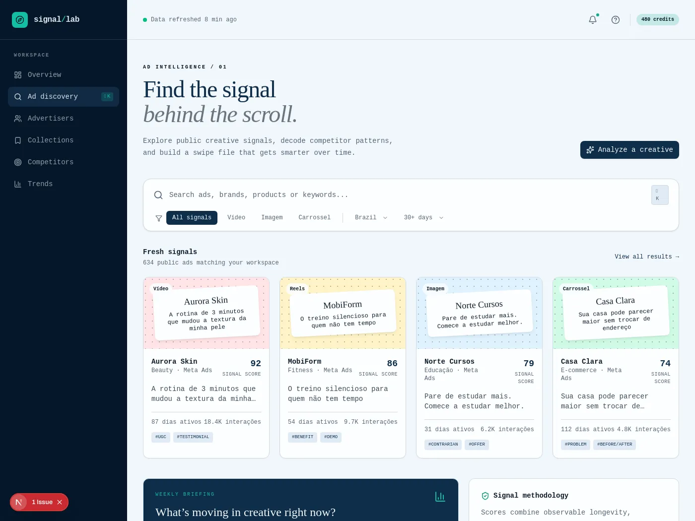 AdSpy SaaS Platform