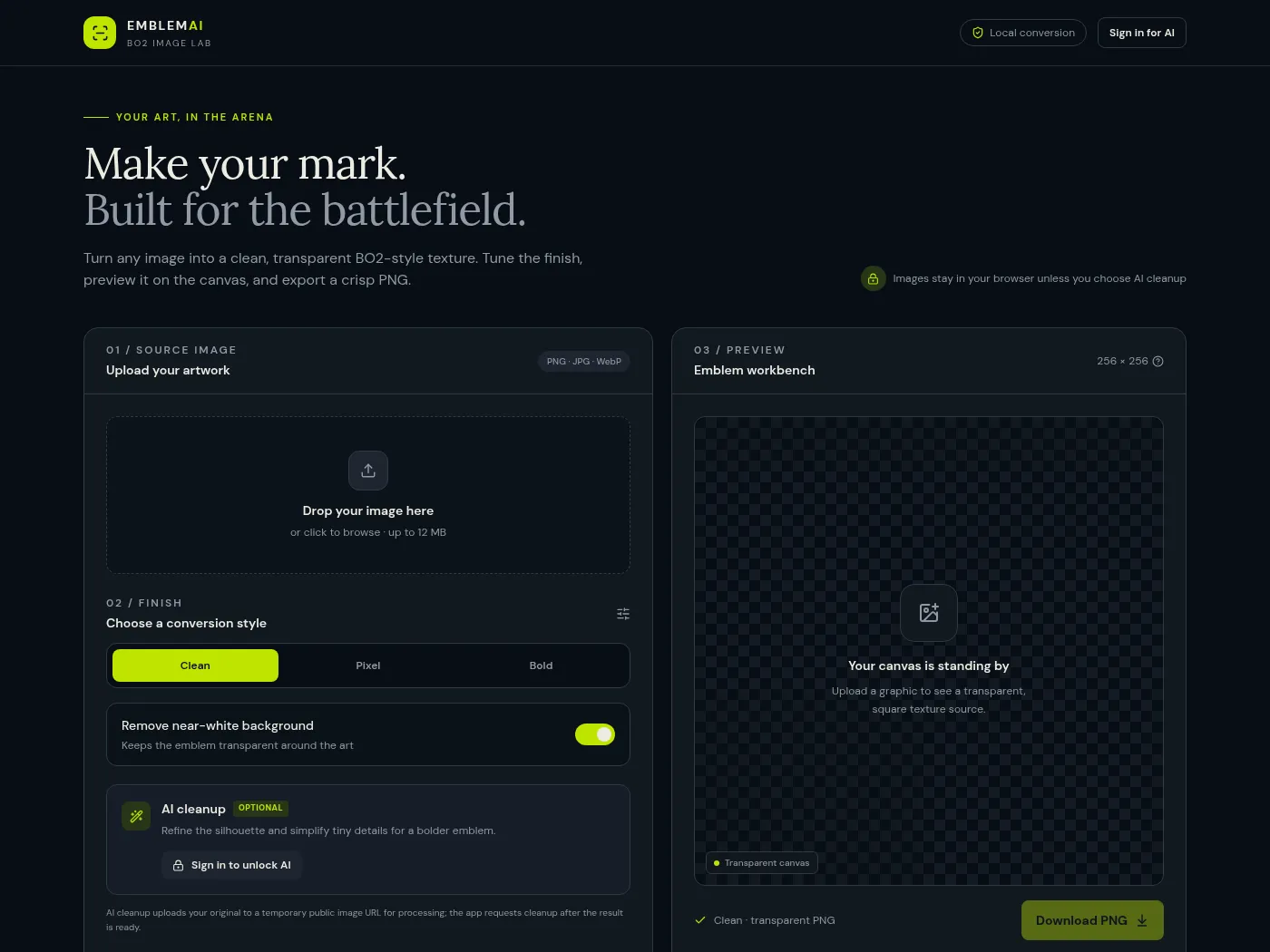 EmblemAI Converter